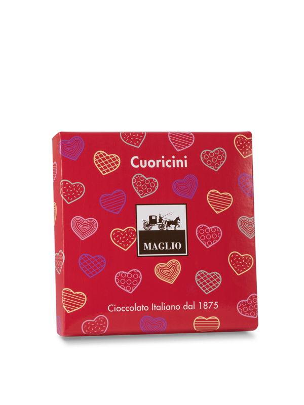 Scatola cuoricini cioccolato - Cioccolato Maglio